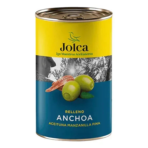 Jolca Manzanilla Olives Stuffed with Anchovy 350 gr – L'Española