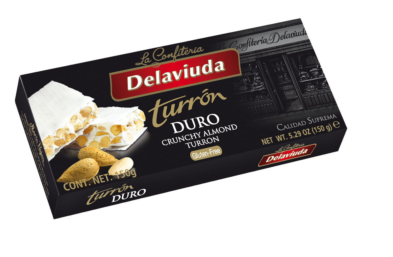 01. 70677 Delaviuda Crunchy Almond Turron 150 g – L'Española
